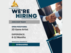 2D Game Artist required at Tri-A Tech Studio - Lahore, Punjab