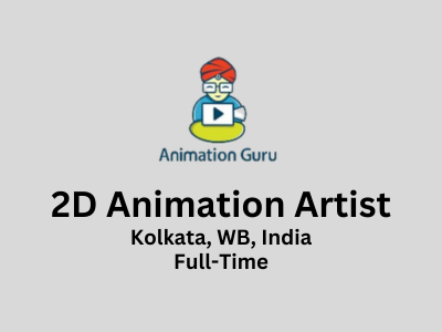 Animation Guru is hiring 2D Animation / Asset Artist - Flash