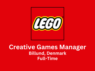 LEGO is looking for Creative Games Manager - Billund, Denmark