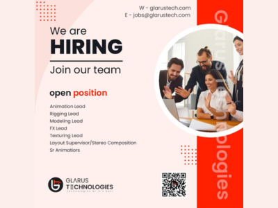 Multiple job openings at Glarus Technologies - Animation, Rigging