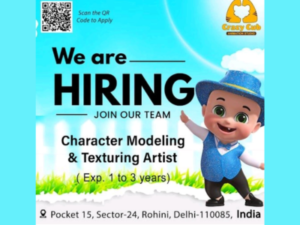 Crazy Cub Animation Studio hiring 3D Modeling & Texturing Artist