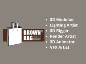 Multiple job openings at Brown Bag Films -Rigger, Modeler, Lighting