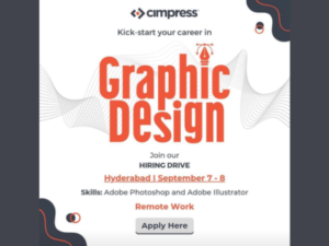 Hiring Drive for Graphic Designer at Cimpress Hyderabad