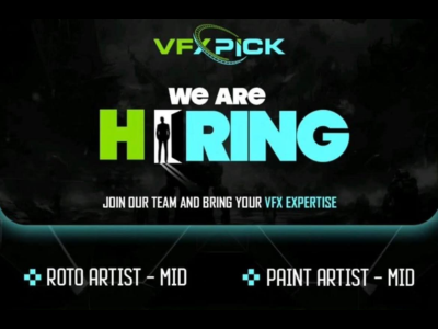 Mid-level artists required at VFX PICK STUDIO - Roto and Paint