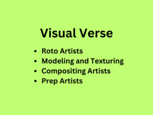 Multiple time job openings at Visual Verse - Roto, Comp, Modeling