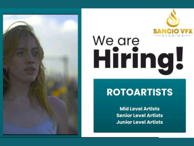 Roto Artists are required at Sancio VFX Studios - Junior, Mid, Sr