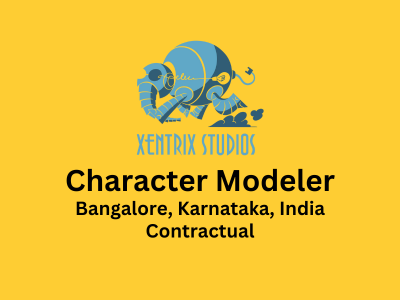 Character Modeler required at Xentrix Studios - Bangalore