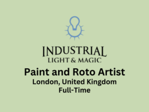 Paint and Roto Artist required at Industrial Light & Magic - Nuke