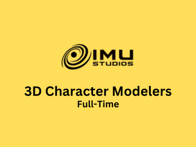 IMU Studios is on the lookout for 3D Character Modelers - Maya