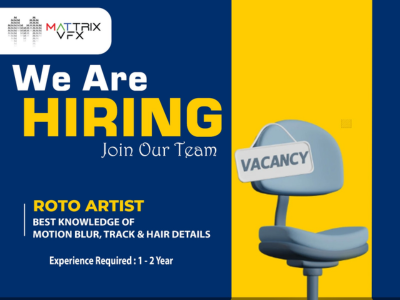 Mattrix VFX is looking for experienced Roto Artist - Motion Blur