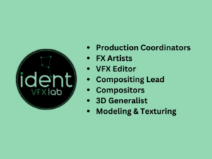 Multiple latest job openings at Ident VFX Lab - Generalist Editor FX