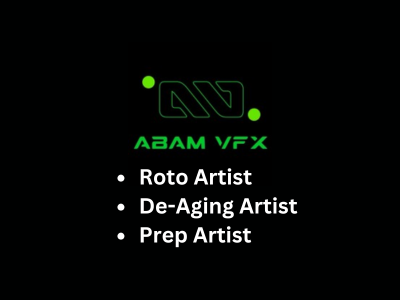 Full-time job openings at ABAM VFX Studio - Roto, Prep, De-Aging