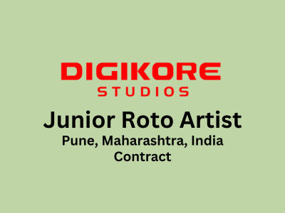 Junior Roto Artist required at Digikore Studios - Pune