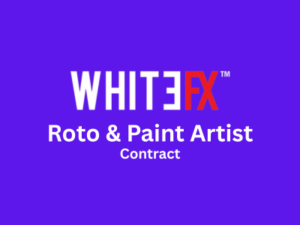 Roto & Paint Artist required at WhiteFX Studio - Motion Blur
