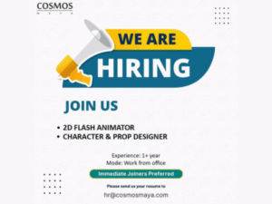 Cosmos Maya is looking for talented professionals - Flash Animator