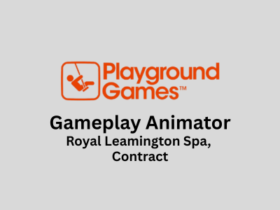Playground Games is looking for a Gameplay Animator - UK
