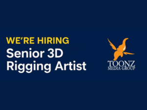 Toonz Animation is hiring a 3D Rigging Artist - Maya