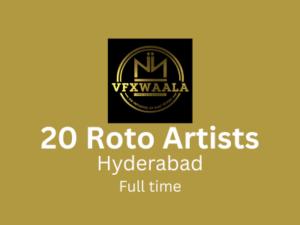 Roto Artist Jobs Hyderabad - 20 Positions at NY VFXWAALA