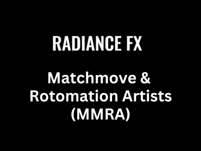 Matchmove Jobs: 3D Tracking, Camera Tracking, RotoAnim Roles