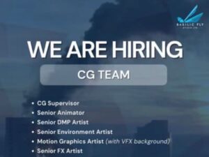 Basilic Fly Hiring CG Supervisor, Animator, DMP, FX, Environment