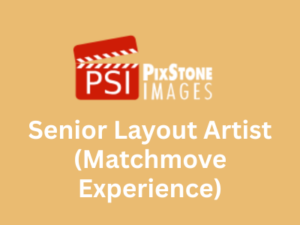 Senior Layout Artist (Matchmove Experience required)
